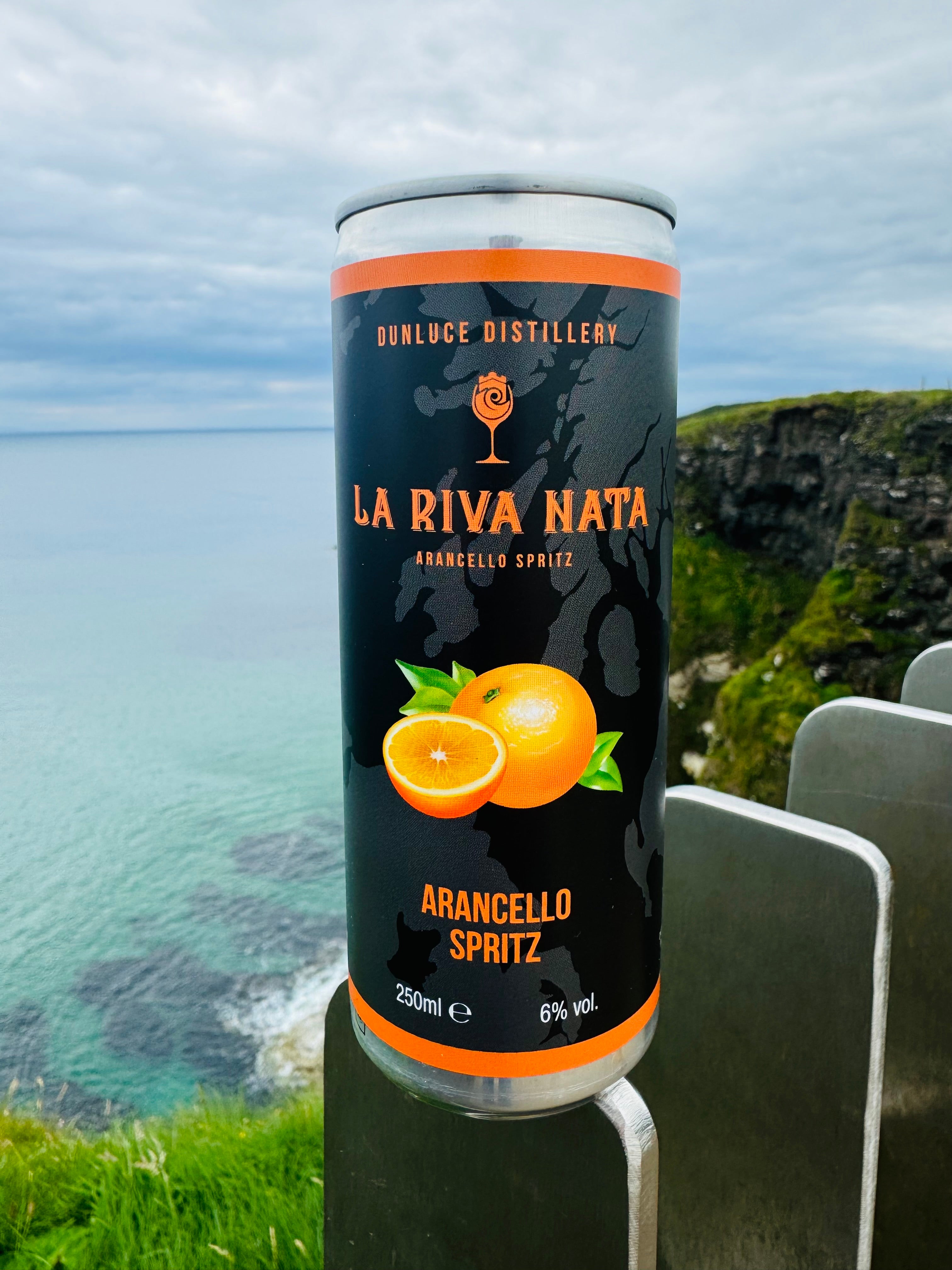 Dunluce Coolers - La Riva Nata Arancello Spritz – Dunluce Distillery ...